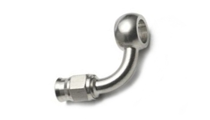 Banjoliitin 90° 10mm (Helmiliitos teflon-teräspunosletkuun ...